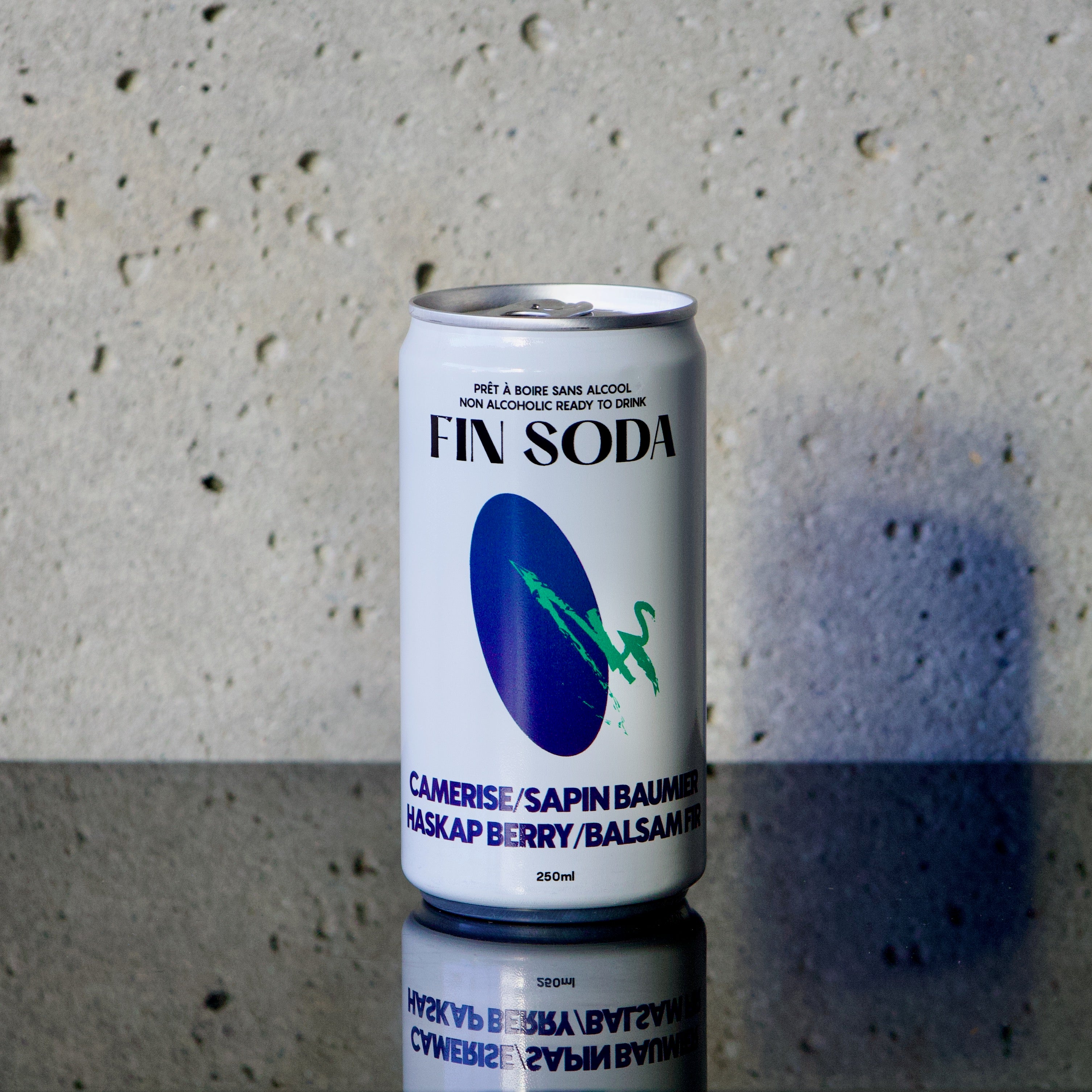 Fin Soda Haskap Berry – Softer Specialty Drink Co.